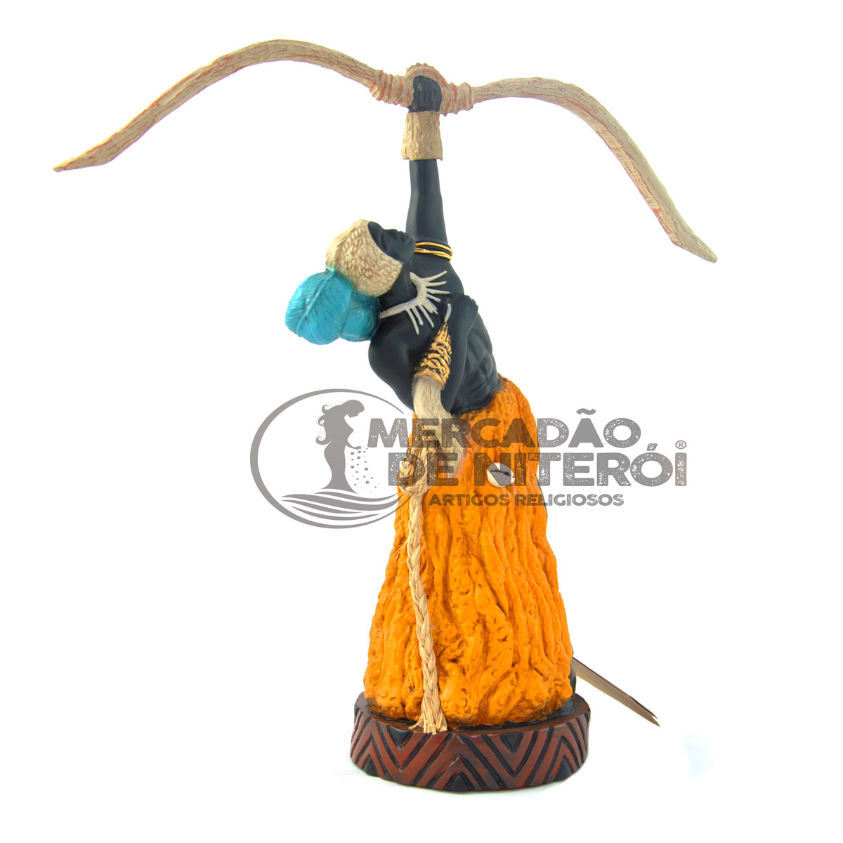 Orixá Oxóssi Colorido Médio | Mercadão de Niterói