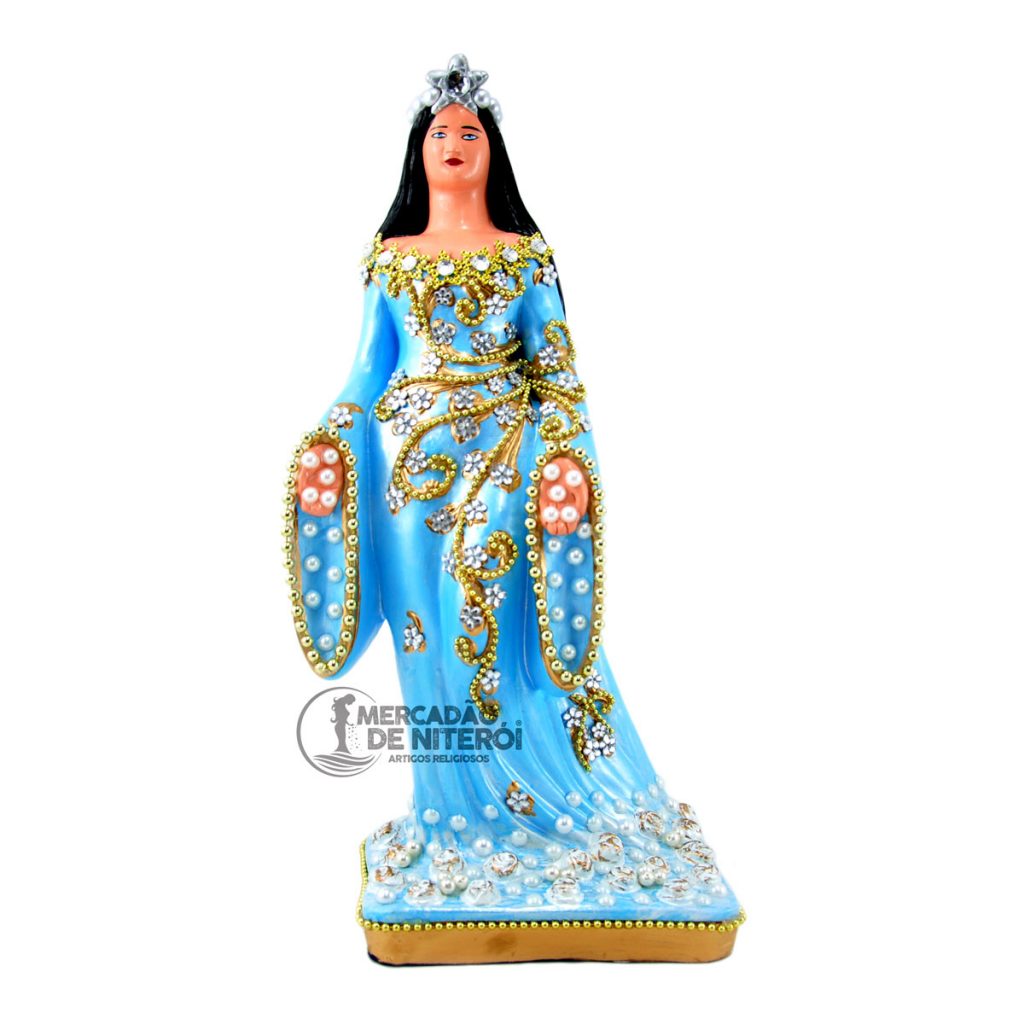 Iemanjá 45cm Decorada | Mercadão de Niterói